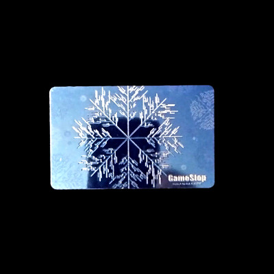 Gamestop Snowflake Foil Christmas COLLECTIBLE GIFT CARD $0 #6364 | eBay