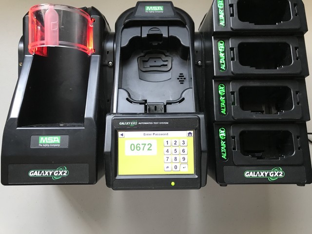 5 MSA Altair 4x Gas Monitors CALIBRATED W/ Gx2 Automated Calibration ...