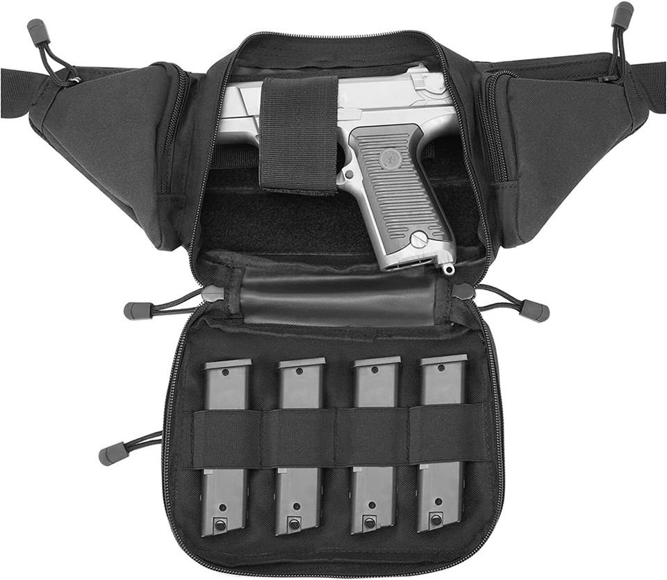 Tactical Fanny Pistol Pack Concealed Carry Gun Holster Molle EDC Tools ...