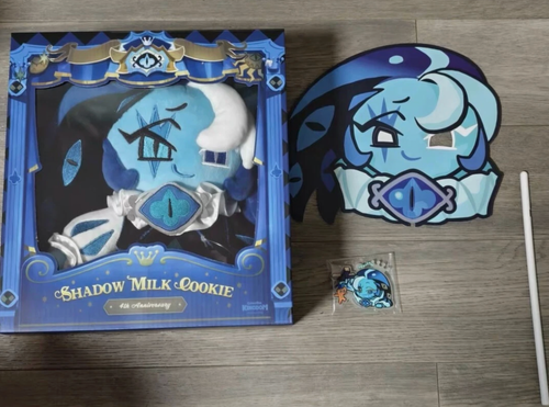 Cookie Run Kingdom Official Shadow Milk Special Package Plush/Mask ...
