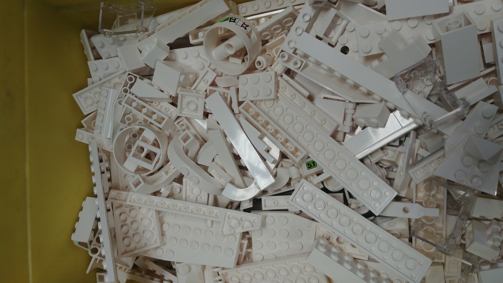 1Lb of Assorted White and Clear Lego Bricks and Pieces | eBay