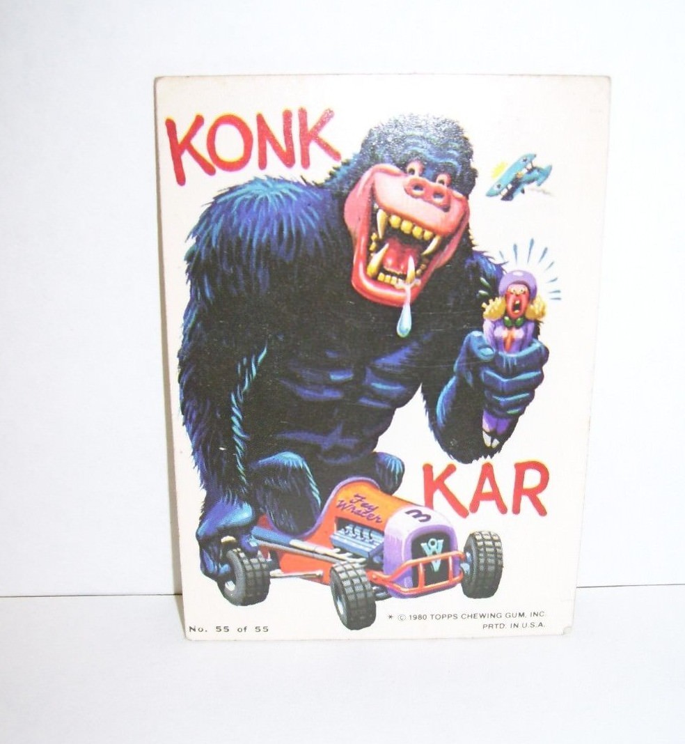 Weird Wheels Konk Kar 1980 Topps Trading Card | eBay