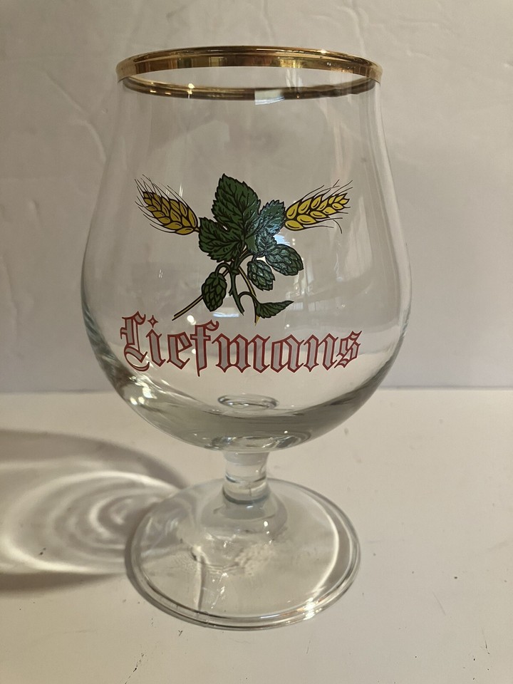 Liefmans Beer Glass Goblet Belgium 25 cl - Lot of 3 Pristine! | eBay
