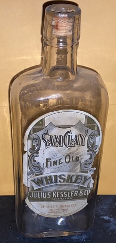 1900s prohibition • Sam Clay • julius kessler pint whiskey/whisky ...