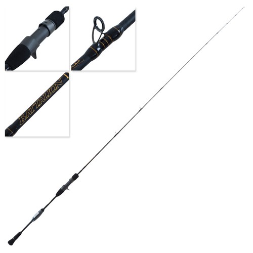 PENN Battalion II Acid Wrap Overhead Slow Jig Rod 6ft 8in 30lb 1pc ...