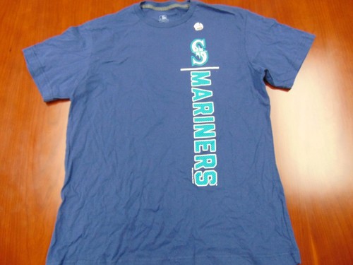 Nwot Mlb Seattle Mariners Navy Blue T Shirt Size L Ebay