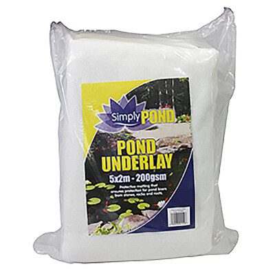 Simply Pond Underlay 5m x 2m Liner Protector Fleece Sheets Garden High ...