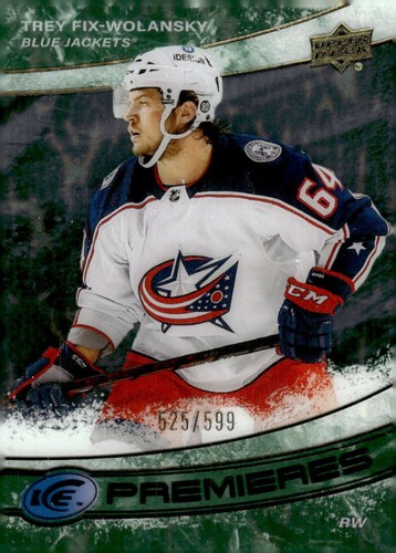 TREY FIX-WOLANSKY RC 2022-23 Upper Deck Ice /599 Green Premieres #229 R ...