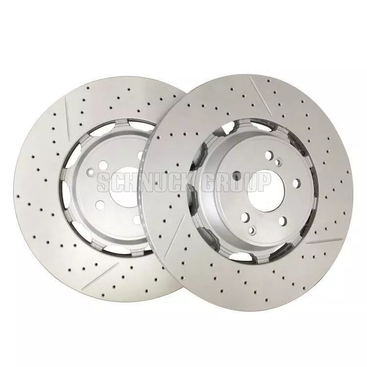 4Pcs Front & Rear Brake Rotors Fit Mercedes Benz W222 S63 AMG S65 AMG ...