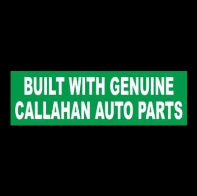 Funny "BUILT WITH GENUINE CALLAHAN AUTO PARTS" Tommy Boy BUMPER STICKER ...