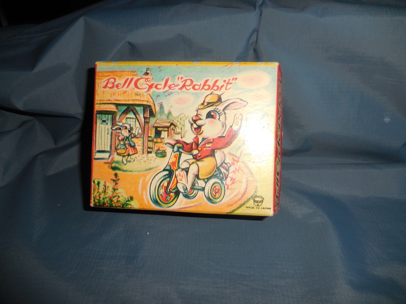 Vintage Wind Up Bell Cycle Rabbit Susuki No Rabbitonly Japan W/Box ...