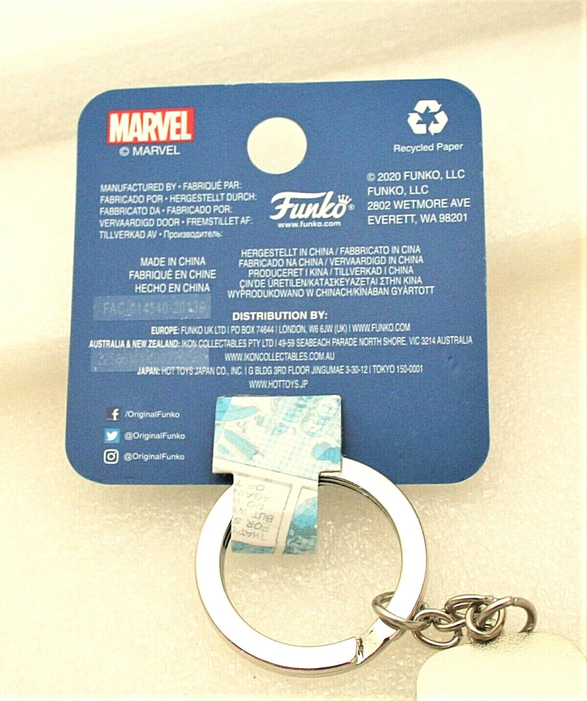 Marvel Avengers Funko POP! Metal & Enamel Key Chain New NOS Tags | eBay