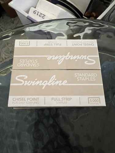 Swingline chisel point standard staples/5000 per box/4 boxes | eBay