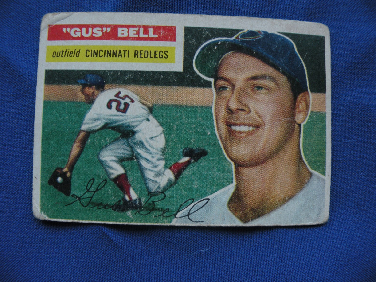1956 Topps Gus Bell Redlegs card #162 baseball MLB $1 S&H | eBay
