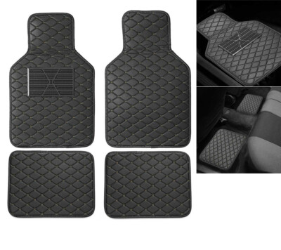 4x Front Rear Car Floor Mat Antiskid Pedal Pad Carpet Liner For Sedan ...