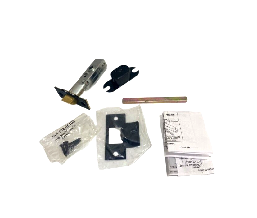 BALDWIN 5510.190 PASSAGE DOOR KNOB 2-3/8" BACKSET SATIN BLACK | eBay