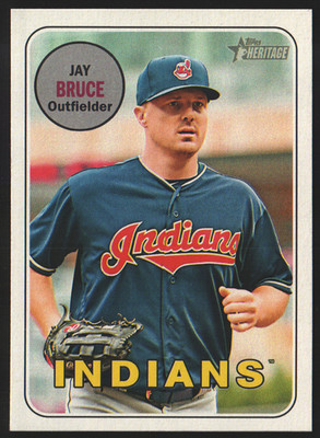 2018 Topps Heritage #159a - Jay Bruce - Cleveland Indians 18-1173 | eBay