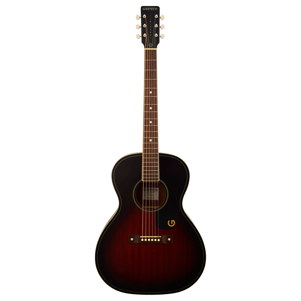 Used Gretsch Jim Dandy Concert Acoustic Guitar - Deep Cherry Burst | eBay