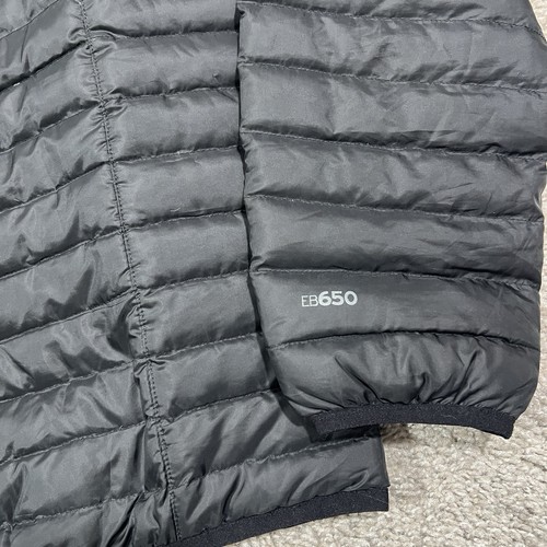 Eddie Bauer Men’s Small EB650 Down Jacket Black 650 Fill Puffer Full ...