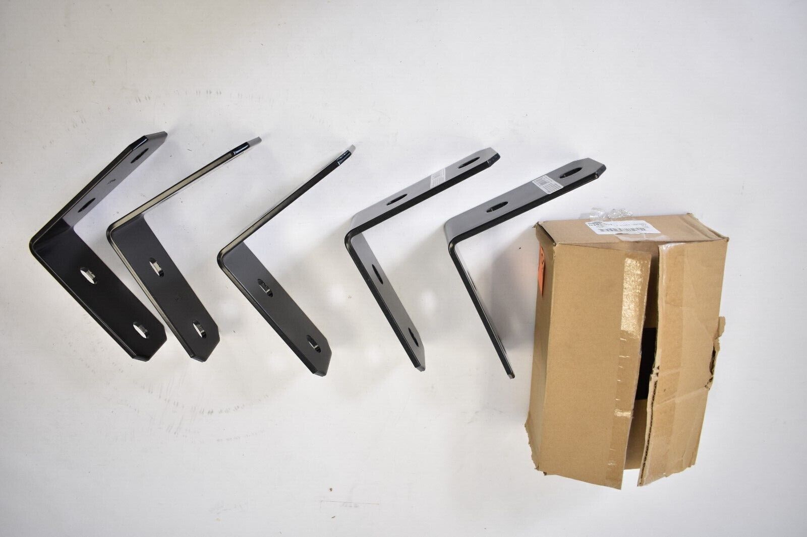 Lot Of 5 National Hardware Structural Corner Brace 6.2" x 3" x 1/4 ...