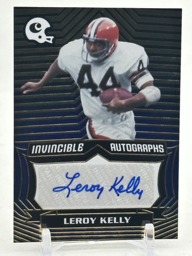 2022 Panini Chronicles Leroy Kelly #INV-LKE Autograph /50 Invincible ...