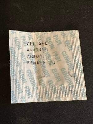 Elgin Factory FEMALE stem / winding arbor for 13/0s grade 711 thru 719 ...