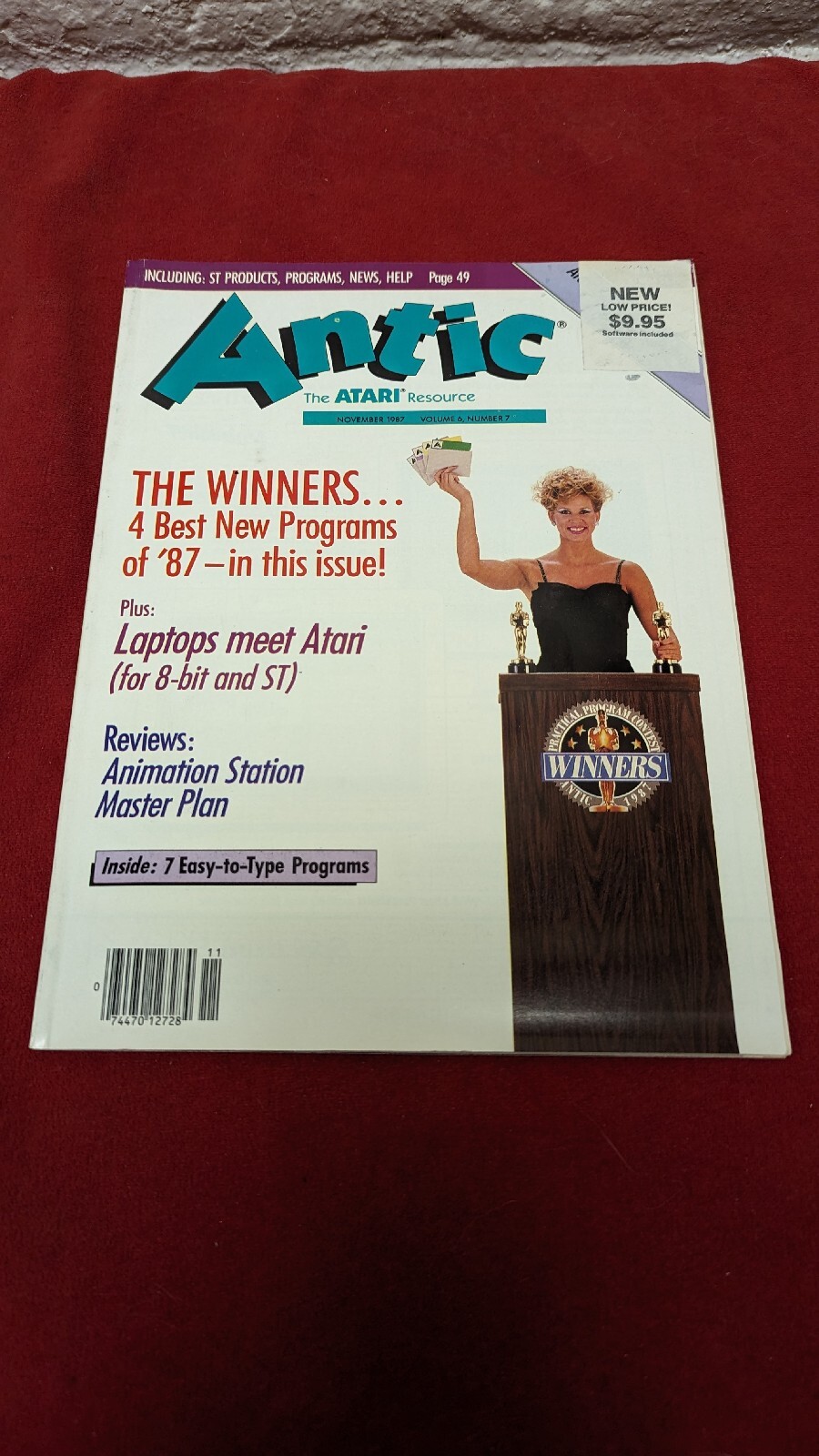 Atari, Antic Magazine, November 1987 | eBay