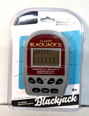 Handheld Classic Blackjack 21 Mini Pocket Arcade Buzzy NEW-SEALED M-1 ...