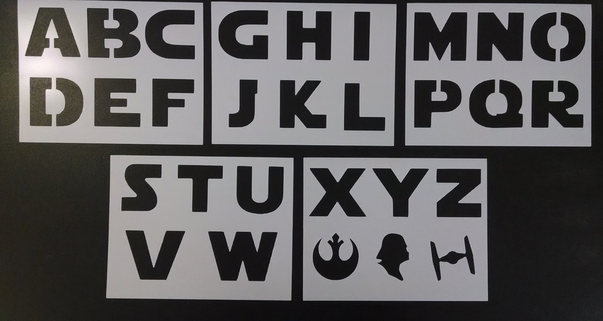 Star Wars Alphabet Font Star Wars Alphabet Sampler Pattern Sew
