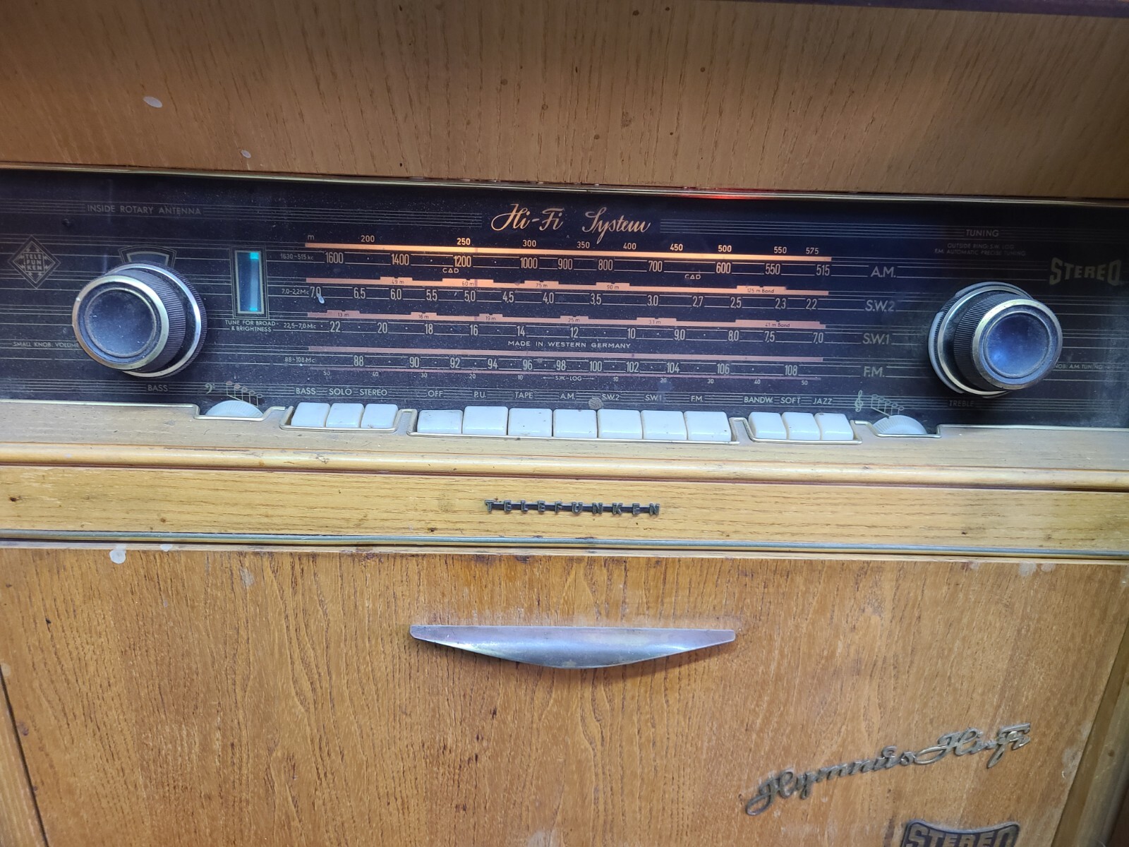 Telefunken Hymnus vintage hifi and stereo console | eBay
