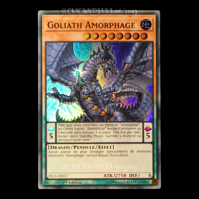 carte YU-GI-OH FIGA-FR057 Goliath Amorphage | eBay