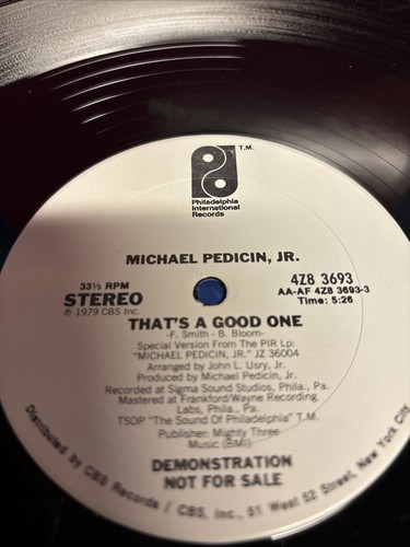 Michael Pedicin, Jr. – That's A Good One - 12" DISCO VINYL SINGLE | eBay