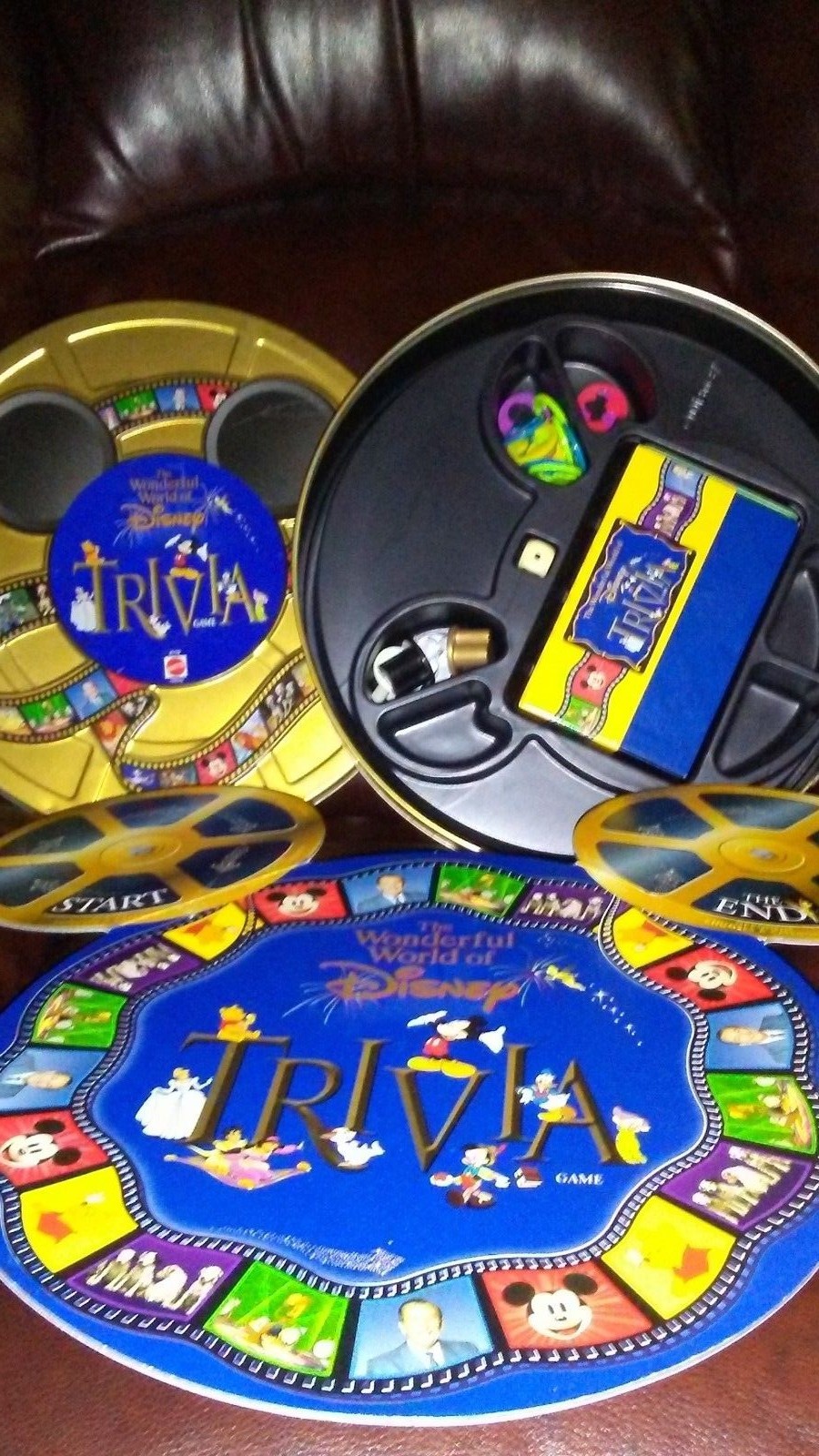 The Wonderful World Of Disney Trivia Board Game Replacement Game Board ...