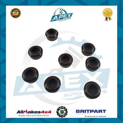 X8 VALVE STEM OIL SEALS FOR LANDROVER DEFENDER 90 110, DISCOVERY 1, RRC ...
