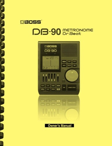 Boss DB-90 Dr. Beat Metronome OWNER'S MANUAL | eBay