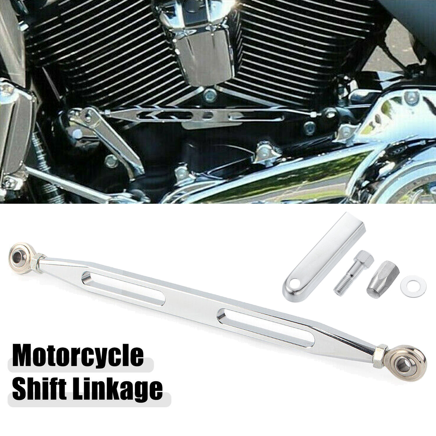 Motor Chrome Shifter Shift Linkage For Harley Street Glide Softail ...