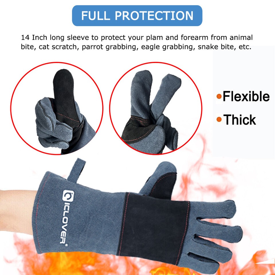 Training Anti-Bite Gloves Animal Handling Chew Protective Gloves Dog ...