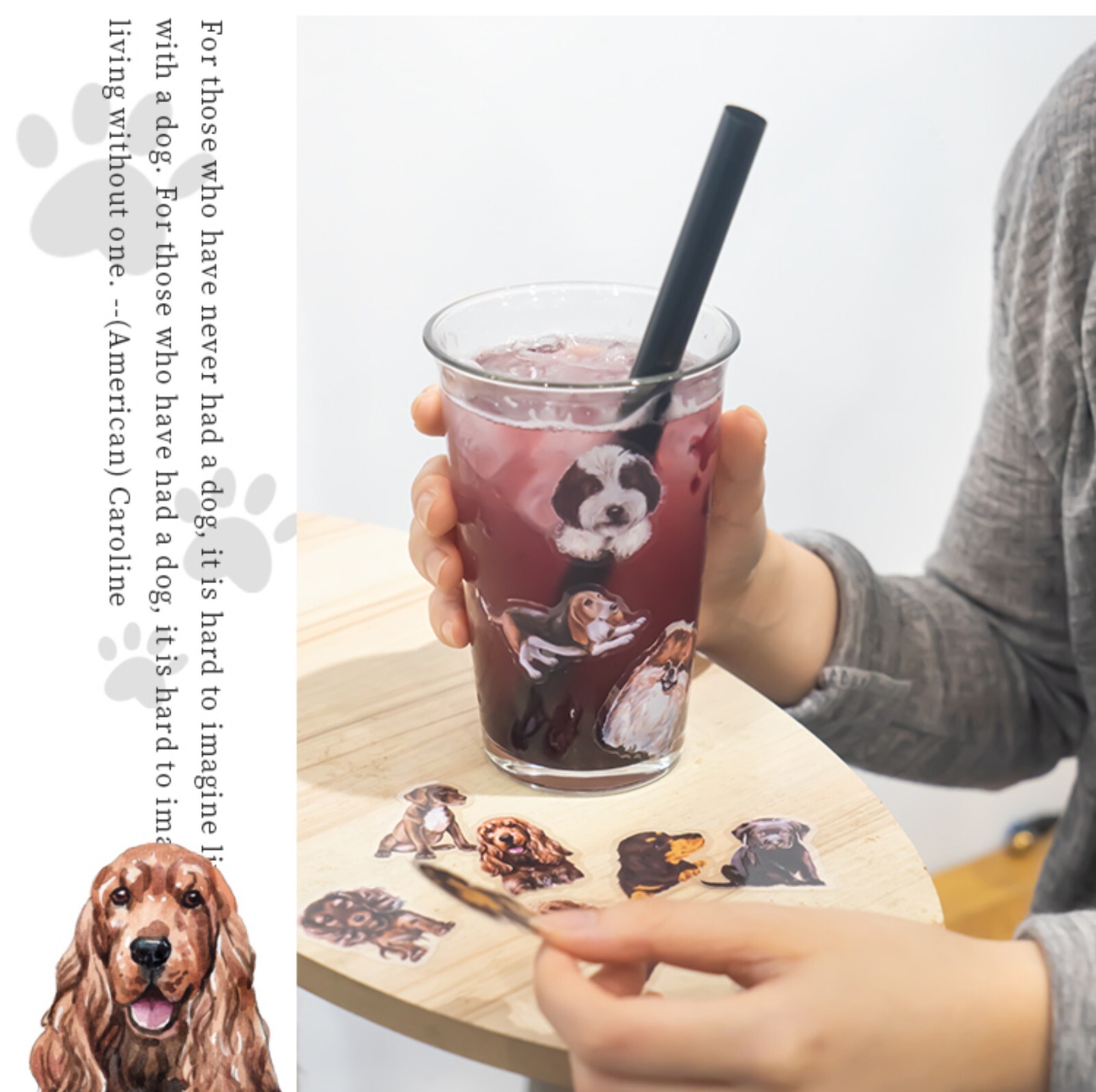 30pc Dog Transparent Sticker Images Silicone Resin Molds Epoxy Acetate ...