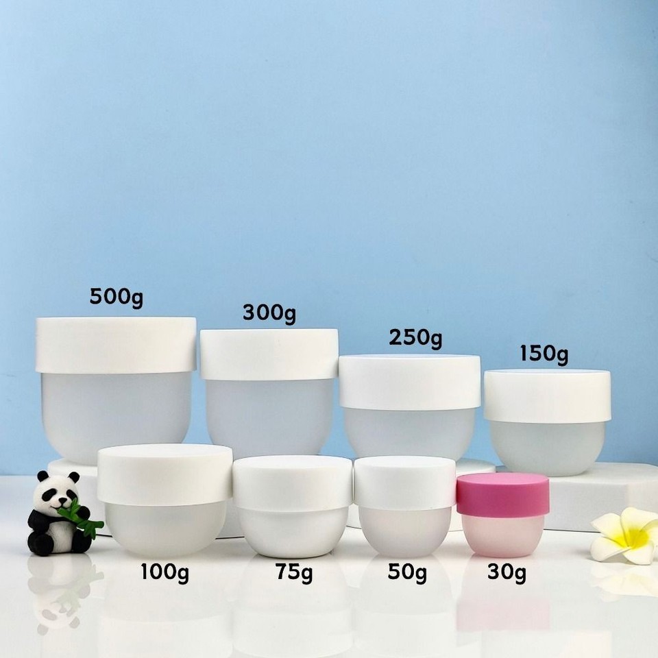 Round Bottom Face Cream Cans 50g Capacity Lotion Hair Dispenser Jar ...