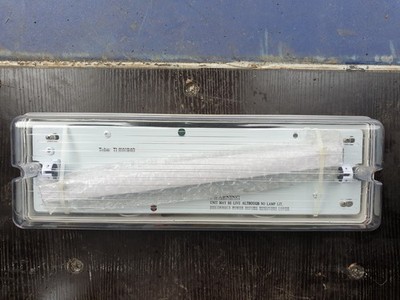 LED Emergency Light Bulkhead Exit Sign Maintained Or Non Maintained ...