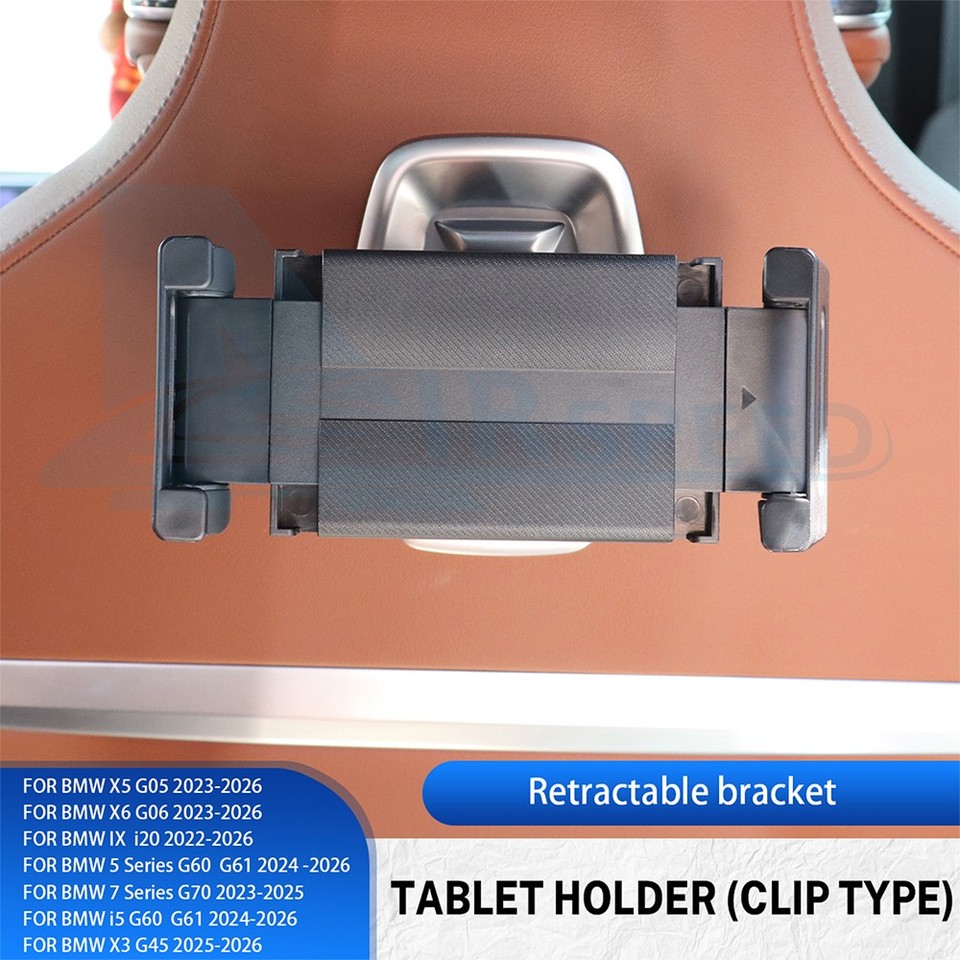For BMW All Series 22-26 Car Seat Back Phone/Tablet Holder Bracket Clip ...