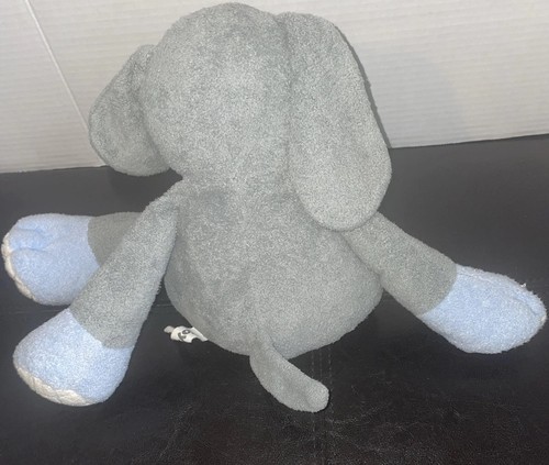 Toys R Us Dog Gray Plush 2012 Quilted Feet Floppy 15" Retired Stuffed ...