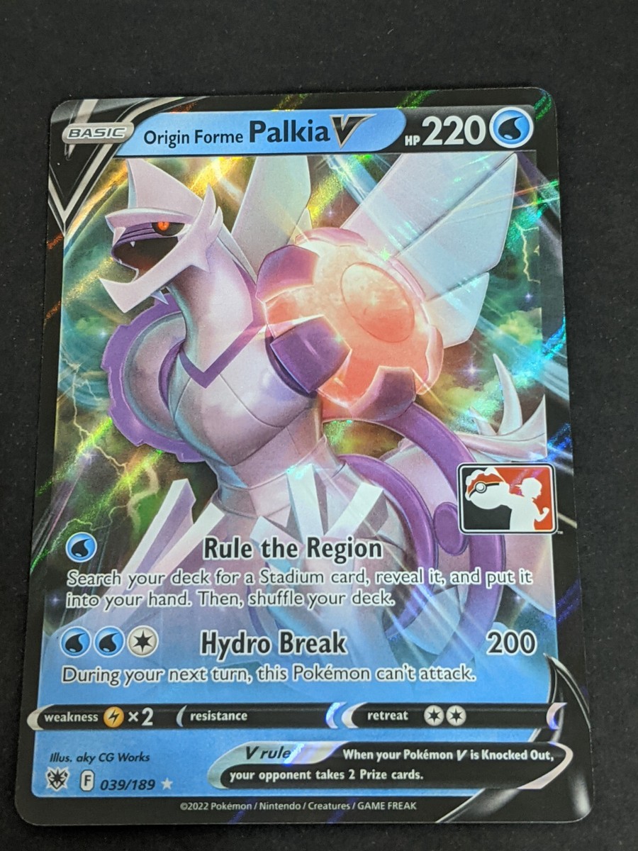 Pokemon Palkia Card Palkia GX 20/131 Pokemon Grauen Im Lichtfinsternis