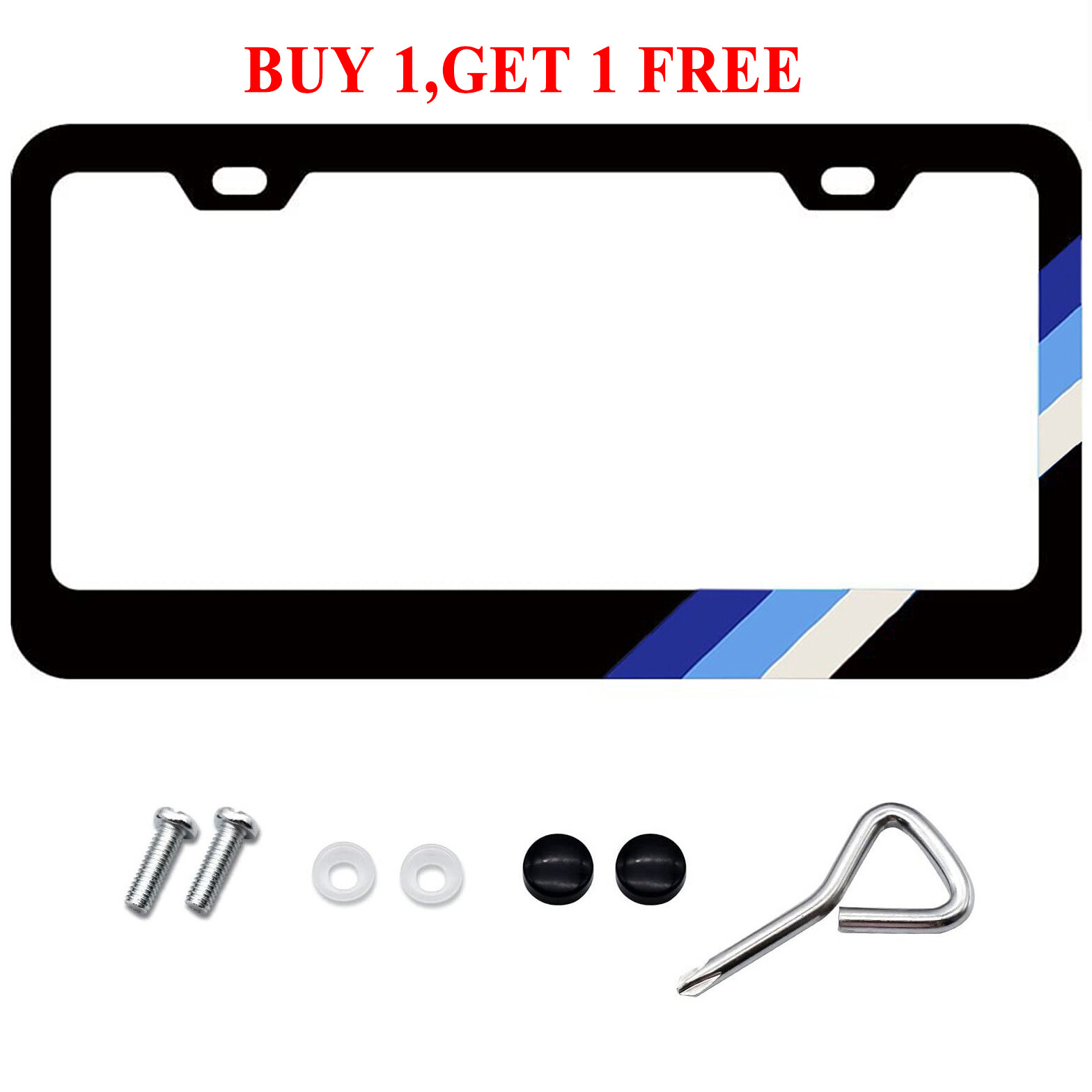 1x For Toyota Highlander Accessory Trd-Color Car SUV License Plate ...