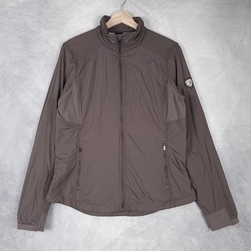 Kuhl The One Jacket Womens Medium Brown Sherpa Lined Lightweight Hike ...