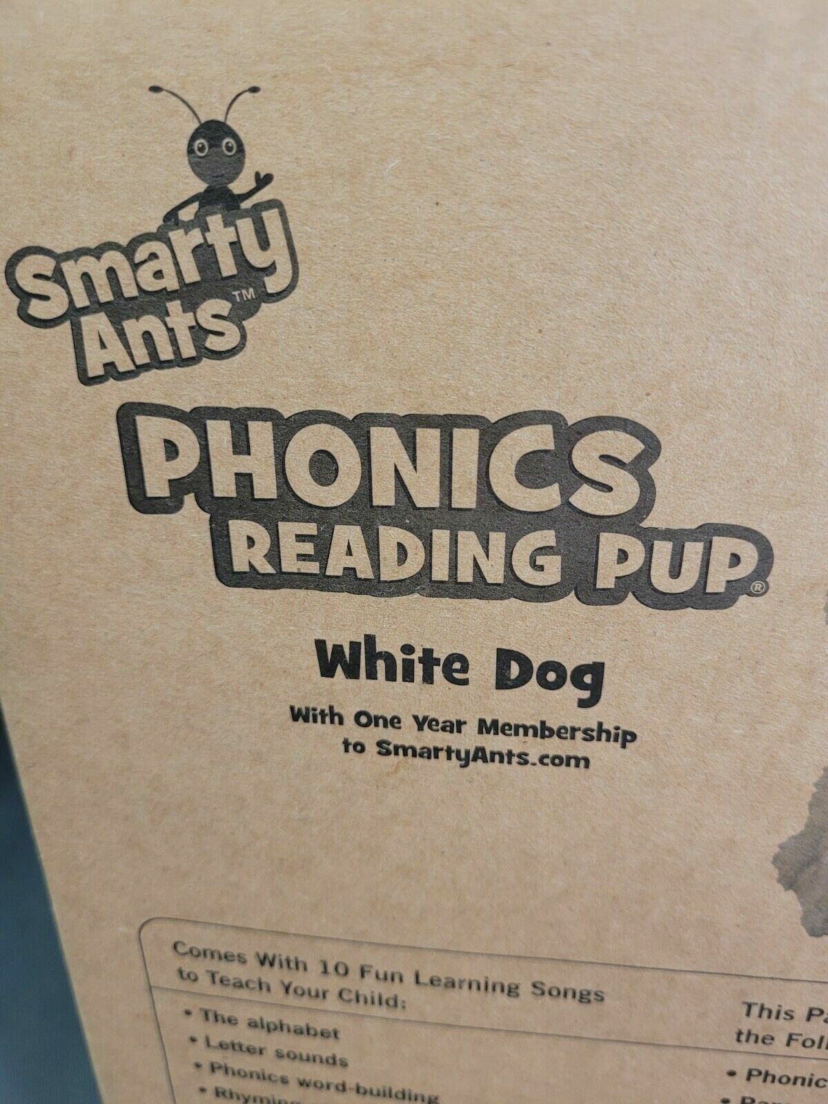 Smarty Ants Phonics Reading Pup Loveable White Dog for Age 4 to 7 Year ...