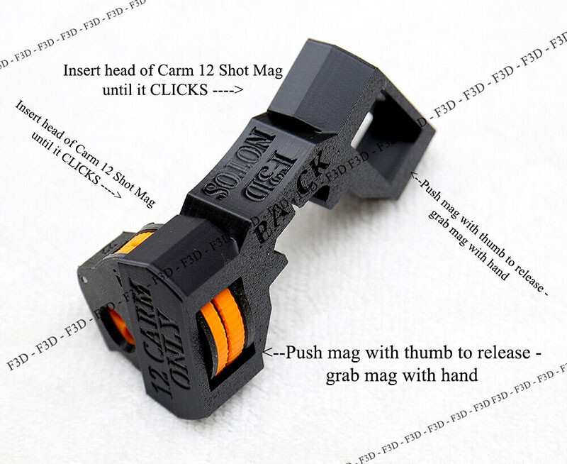Umarex Notos CARM 12 SHOT 2 MAG Holder - PCP Airgun PICATINNY rail ...