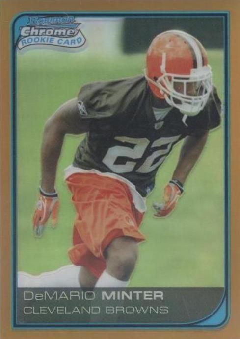 2006 Bowman Chrome - DeMario Minter #18 Gold Refractor /50 (RC) for ...
