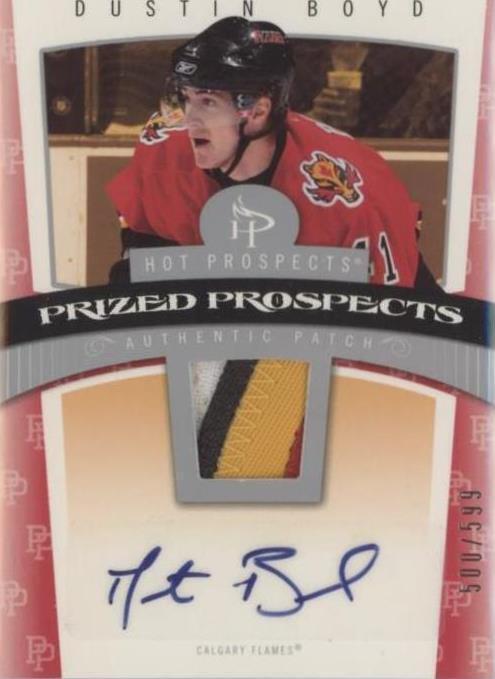 2006-07 Fleer Hot Prospects - Dustin Boyd #106 /599 (AU, MEM, RC) for ...