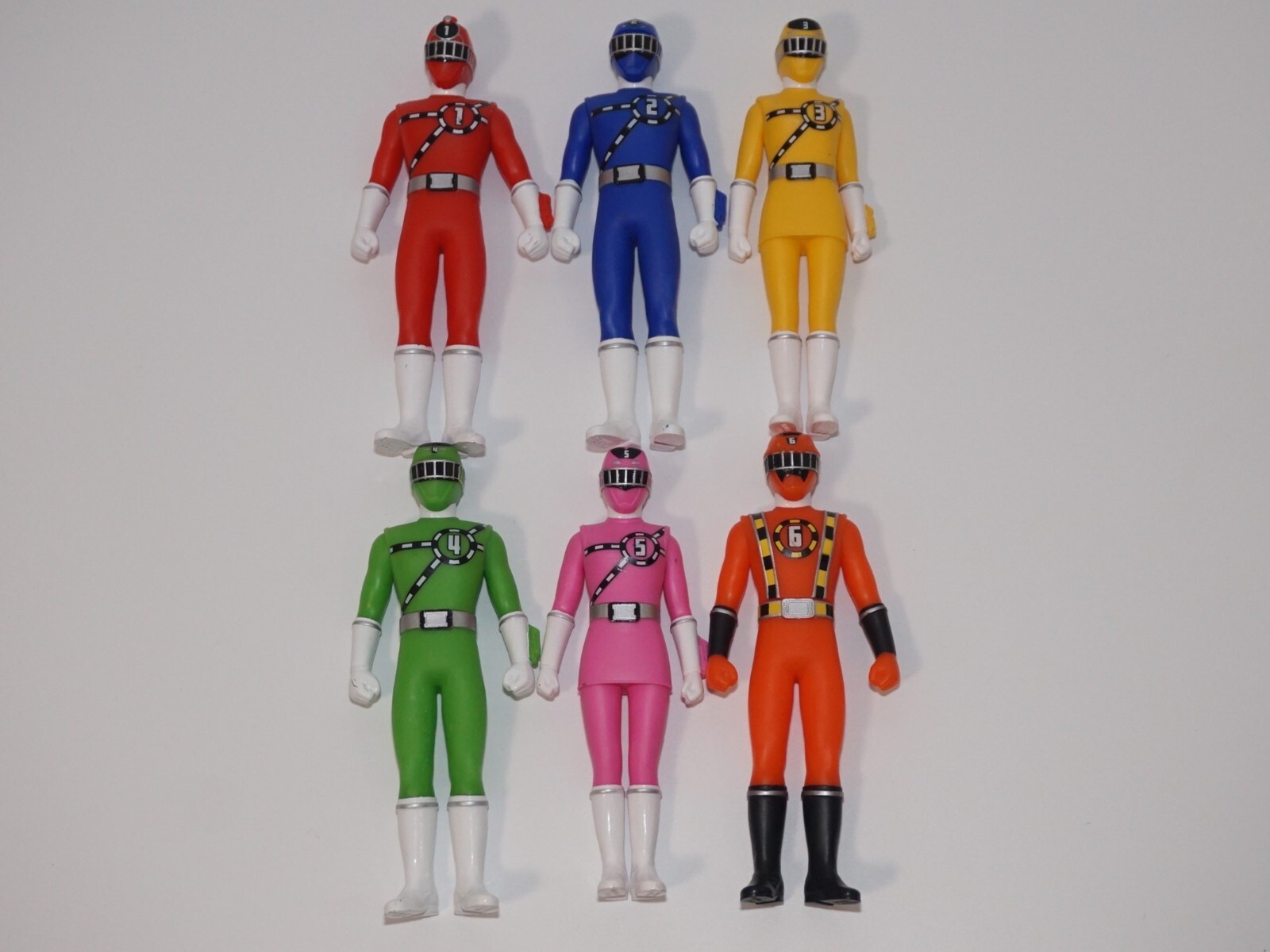 Bandai Power Rangers Ressha Sentai ToQger Tokkyuger Total 6 Figures | eBay